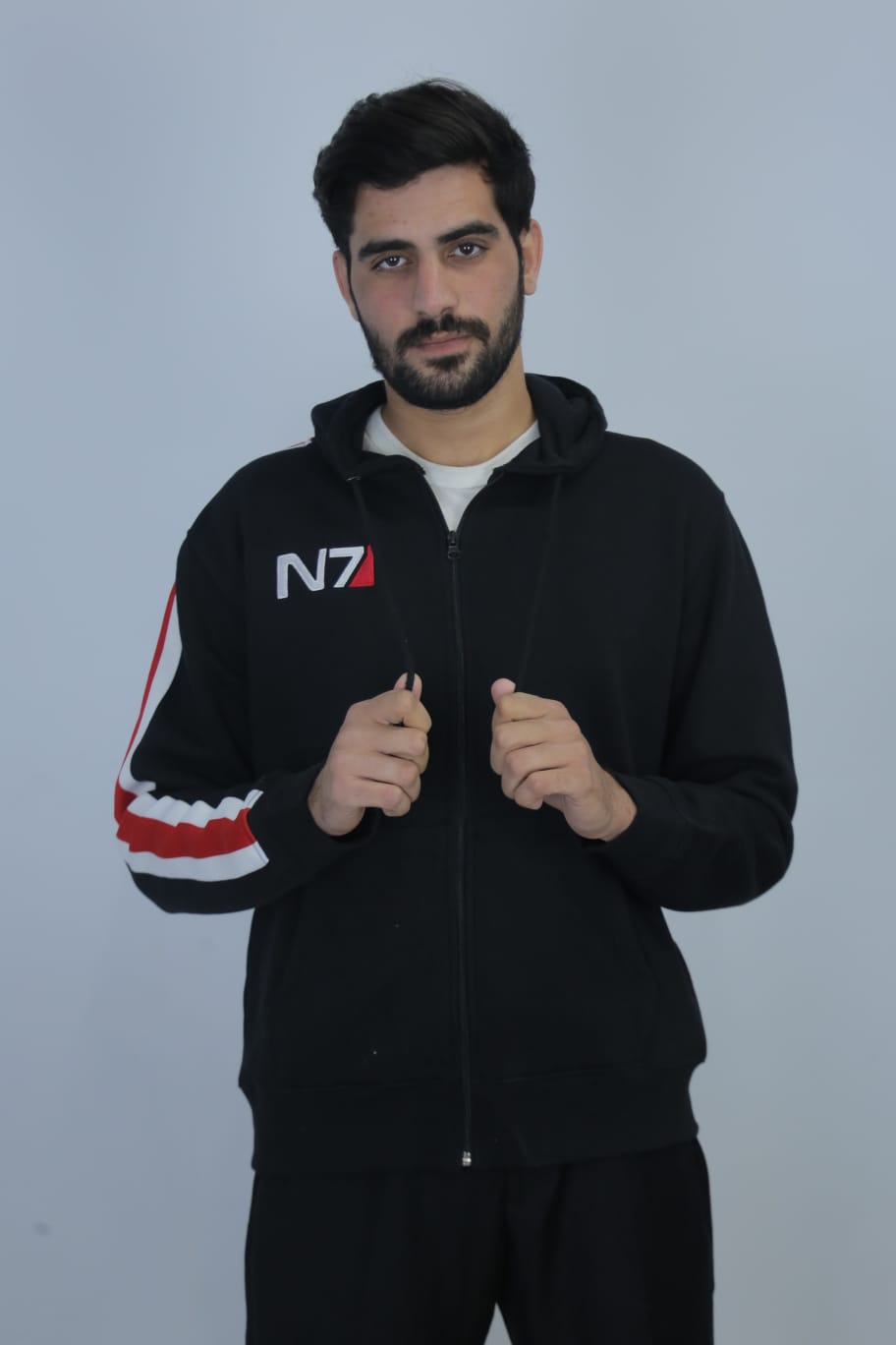 N7 Hoodie | Mass Effect N7 Black Hoodie